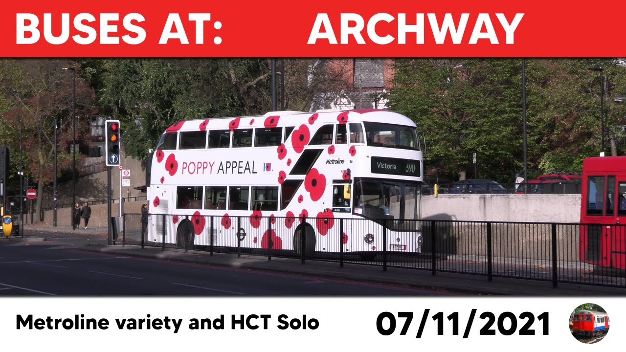 London buses at Archway 07/11/2021 - YouTube