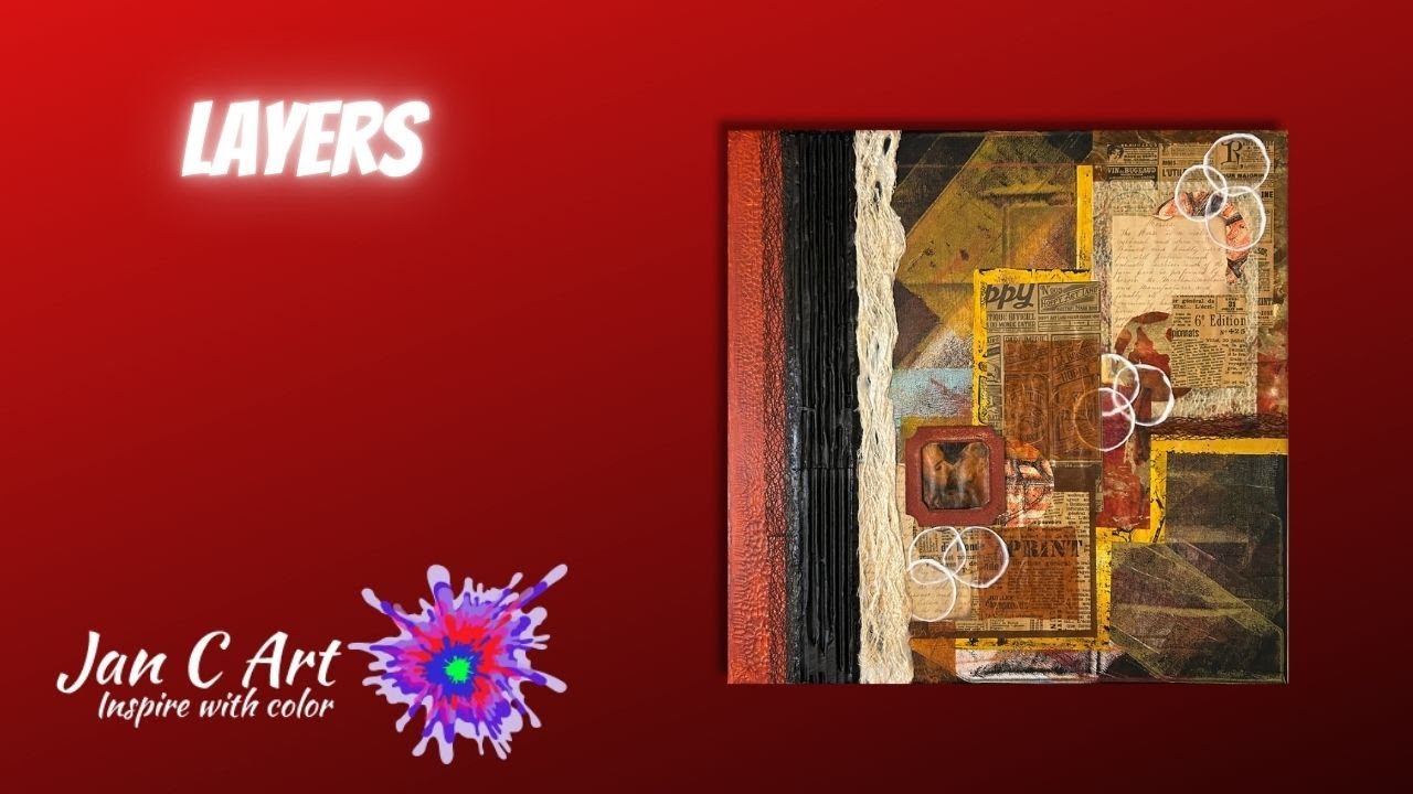 "Layers" My first Collage. Art Tutorial - YouTube