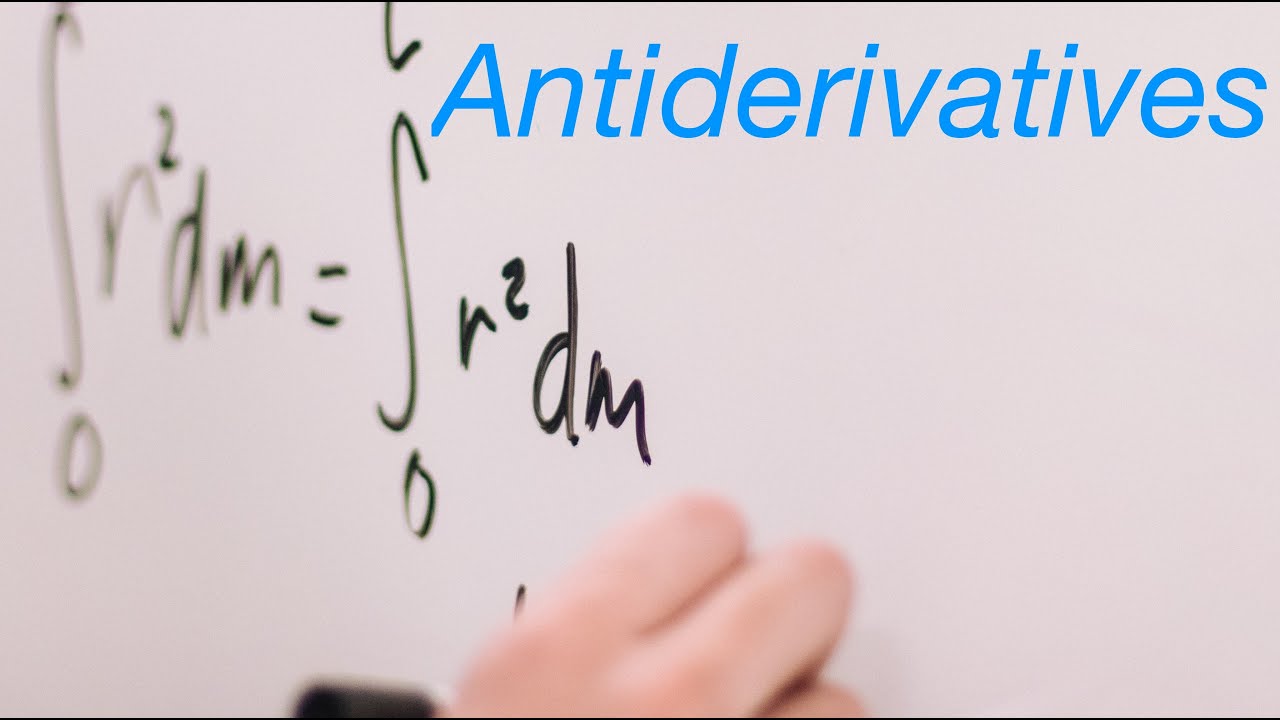 Antiderivatives Problem 1 - YouTube
