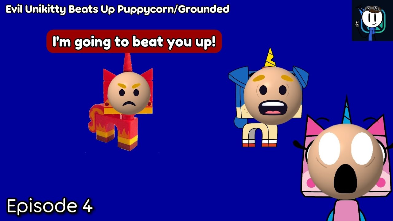 Evil Unikitty Beats Up Puppycorn/Grounded - YouTube
