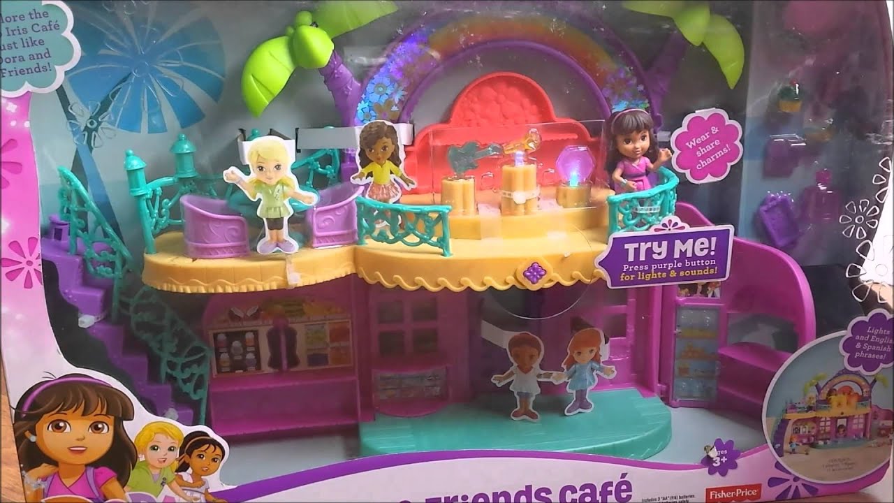 Dora and Friends Toy Review: Talking Dora & Smartphone, Arco Iris Cafe ...