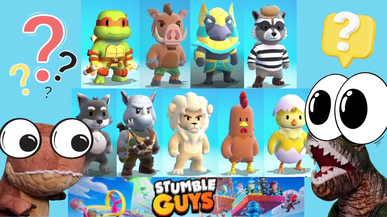 Qué ANIMAL es el MEJOR en Stumble Guys ??| capítulo 18| - YouTube
