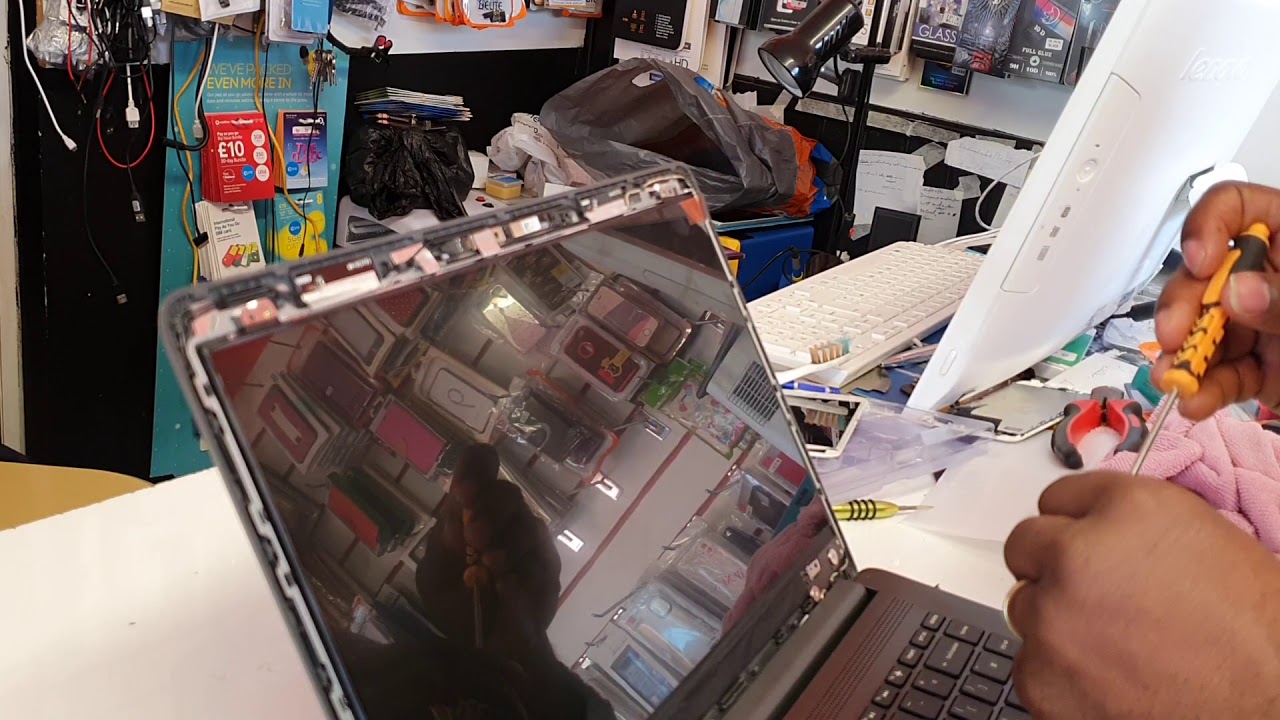 HP laptop model 14-cm0506sa broken or cracked or broken display/screen ...
