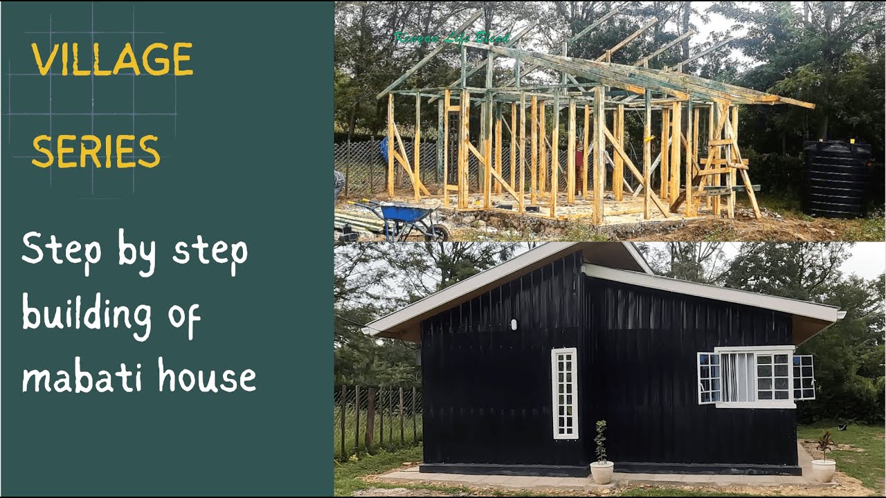 Mabati House Build PART 1 | From Bare Land to Timber Frame – Step by ...