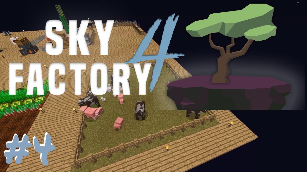 Minecraft FTB Sky Factory 4 | 3rd Person Timelapse #4 - YouTube