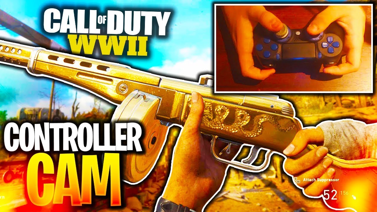 THE "CONTROLLER CAM" of a CALL OF DUTY WW2 PLAYER! - COD WW2 CONTROLLER ...