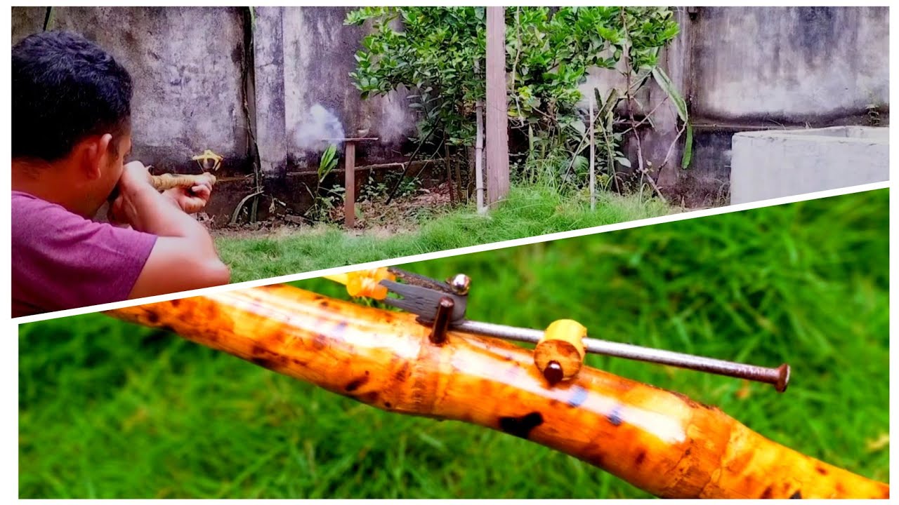 A new generation of nail slingshots | DIY Slingshot - YouTube