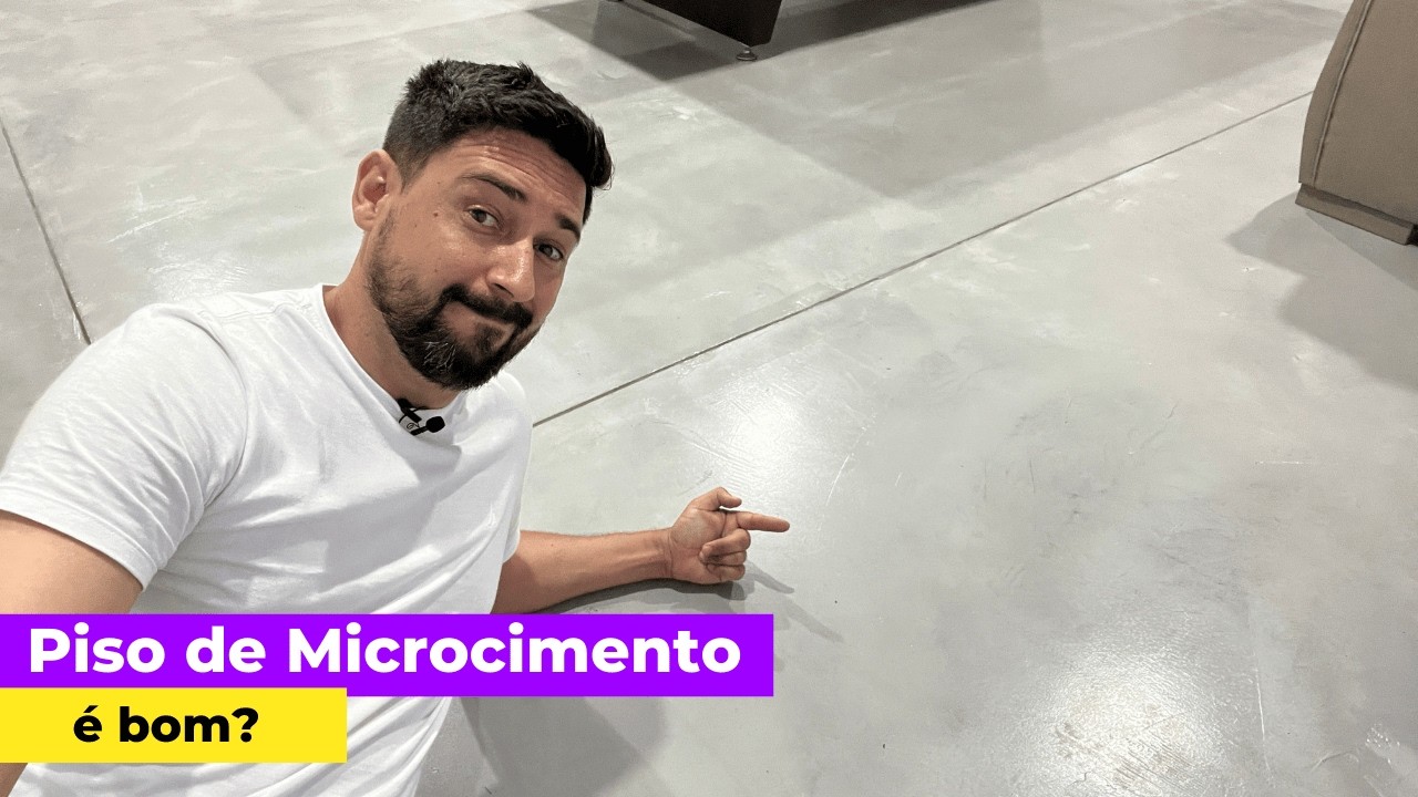 Piso de MICROCIMENTO estilo cimento queimado 3 meses depois. Vale a ...