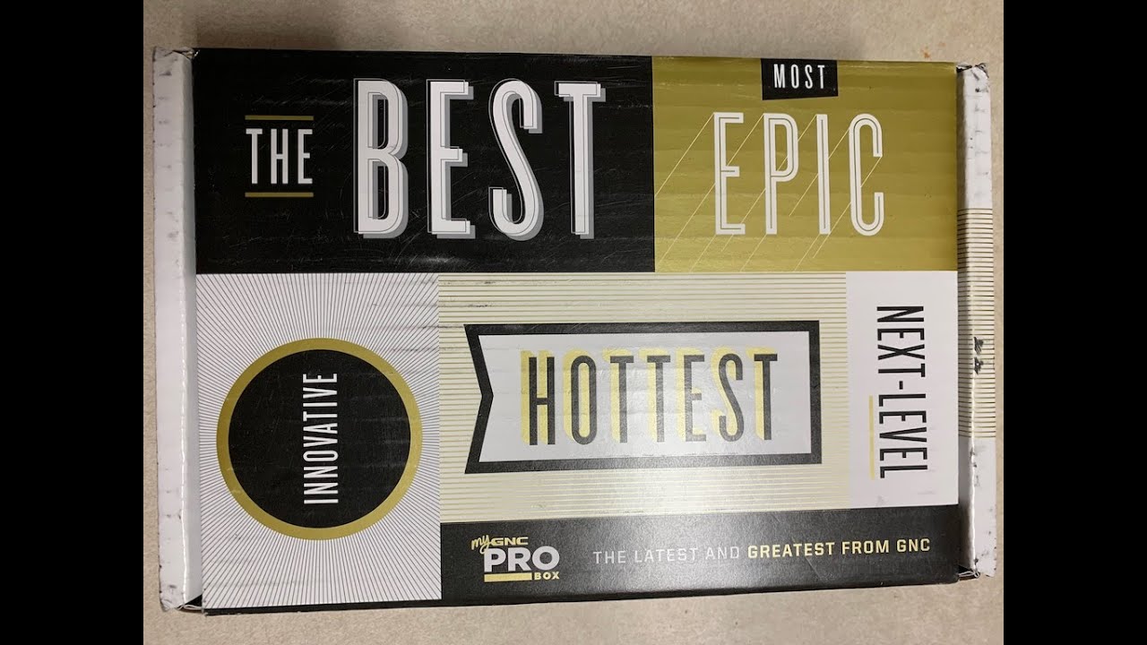 Unboxing November 2020 GNC Pro Box - YouTube