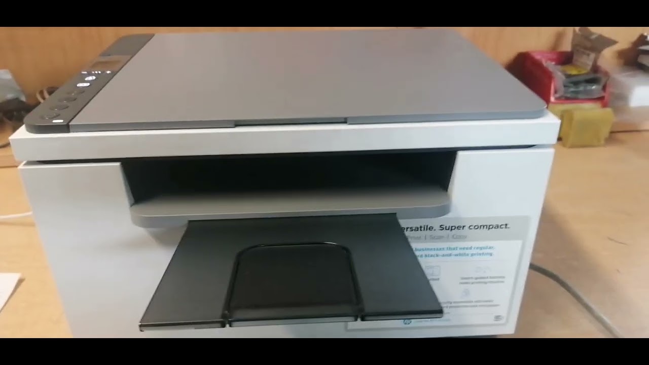 HP mfp m236d - YouTube