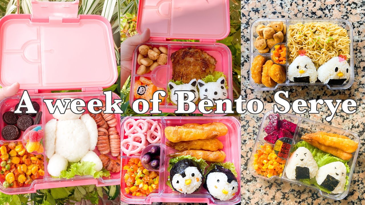A week of Bento Lunch Box for Mia #Baonserye🍒🍱+ Bento Tools Haul🛍 ...