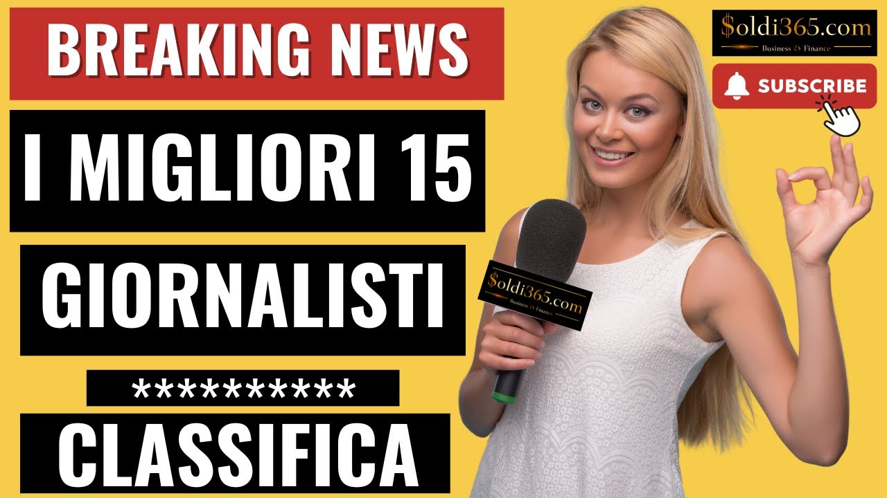 ECCO LA CLASSIFICA DEI TOP 15 GIORNALISTI ITALIANI - YouTube