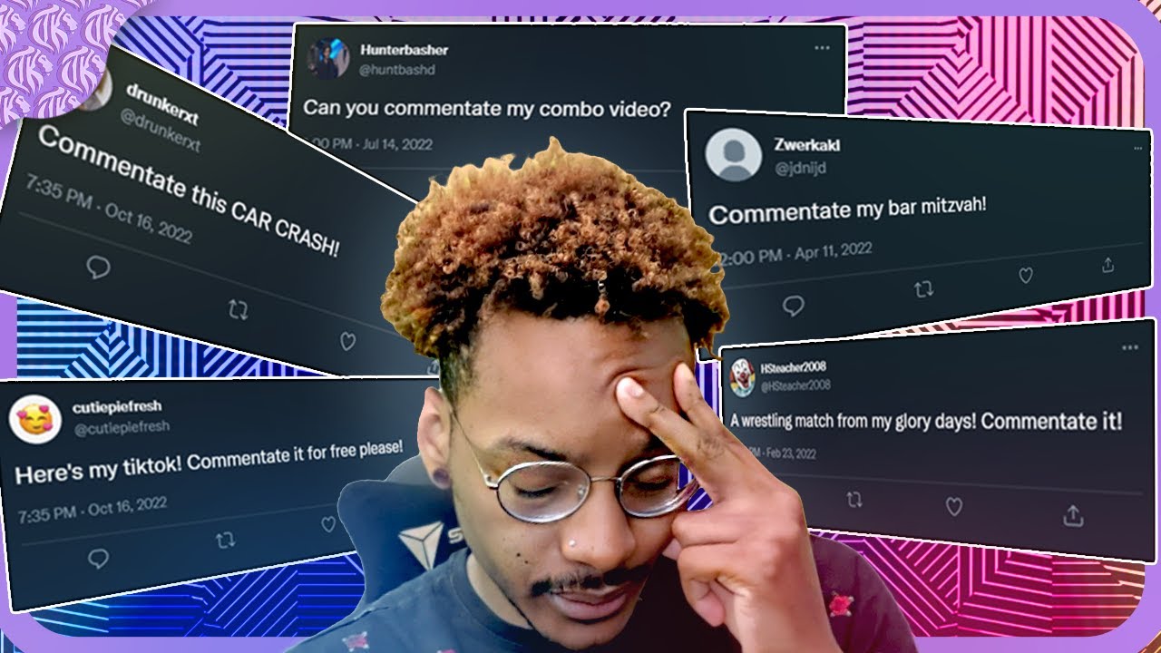 I have to commentate ANYTHING you send me - YouTube