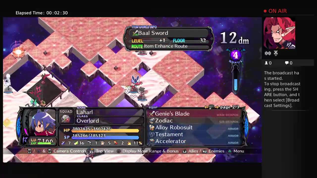 Disgaea 5 Baal Sword ( reg ) Item world fun - YouTube