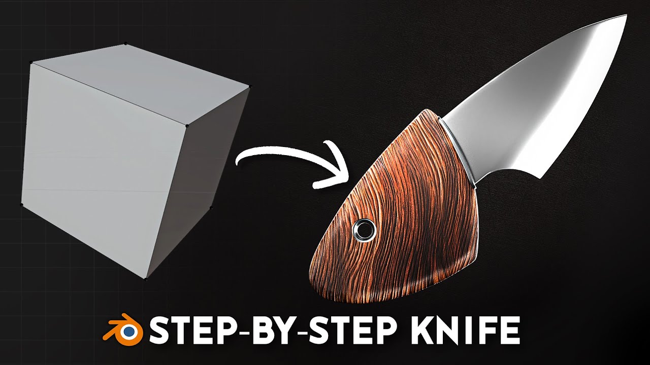 How to Model a Knife | Blender Tutorial Malayalam - YouTube