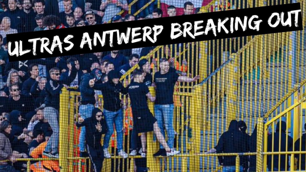 ANTWERP ULTRAS BREAKING OUT! Club Brugge vs Royal Antwerp 1-0 - YouTube