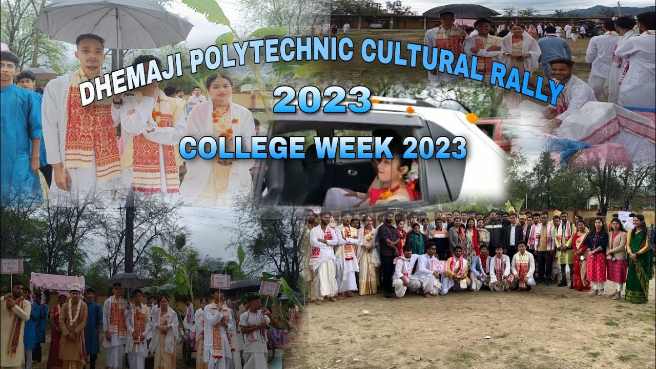 Dhemaji Polytechnic cultural rally 2023 // Dhemaji Polytechnic college ...
