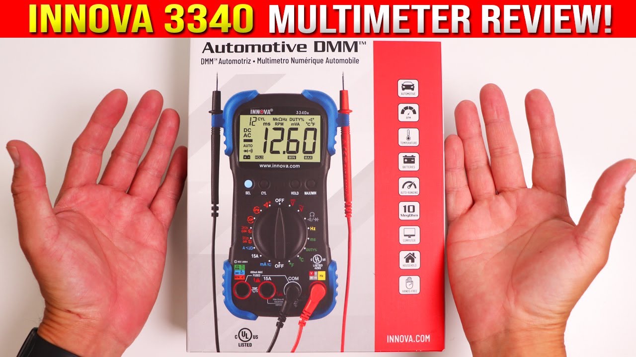 Multimeter for MECHANICS! Innova 3340 Review - YouTube