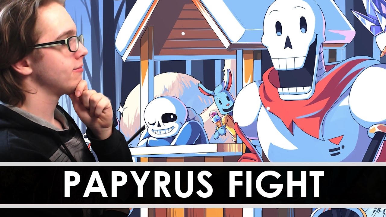 Undertale - PAPYRUS FIGHT [#3] - YouTube