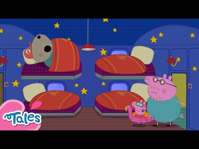 The Super Sleepy Train Journey! 🚂 | Peppa Pig Tales - Videos For Kids