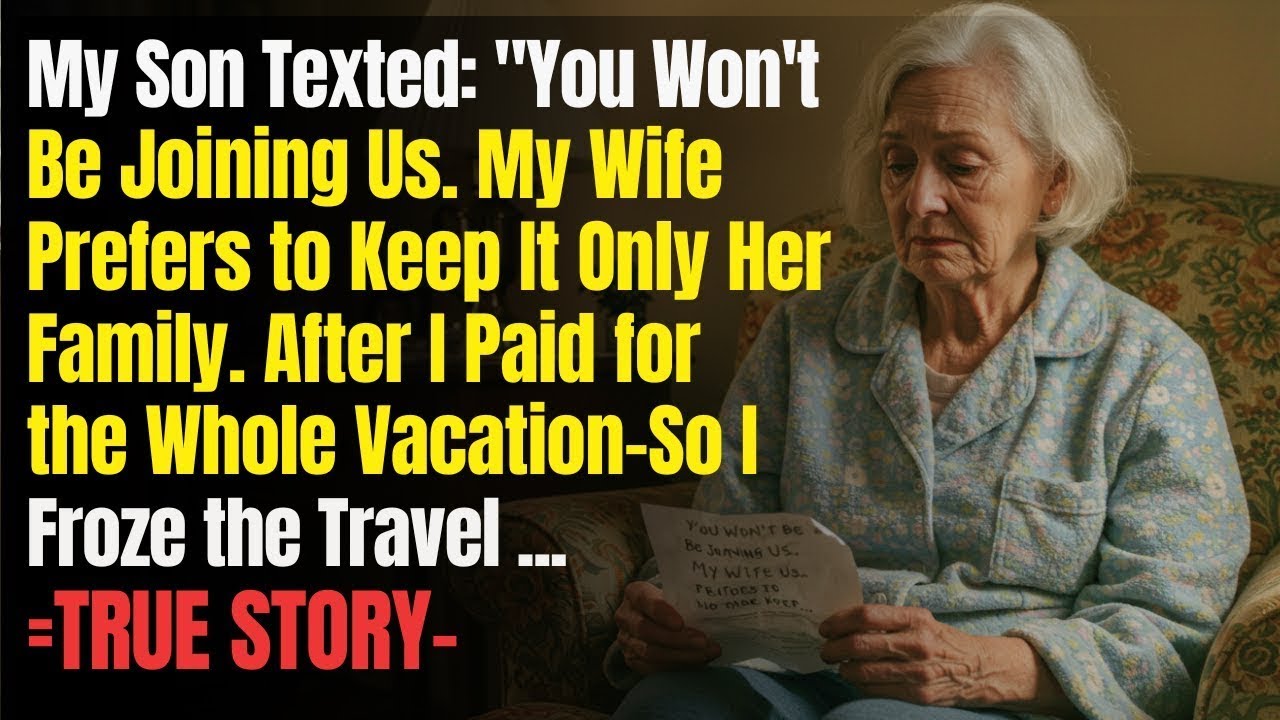 He Said ‘You’re Not Invited’… Grandma’s Reply Left Everyone Speechless ...