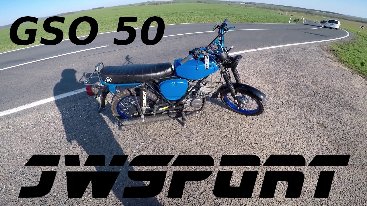 Simson GSO 50 JW Sport 8 Ps | Datta | - YouTube