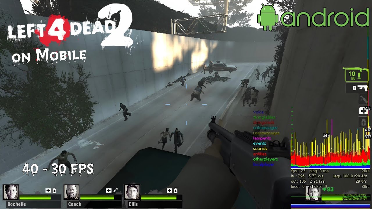 Left 4 Dead 2 Gamehub Lite Antutu v5.3.5 | 40–30 FPS | Keyboard & Mouse ...