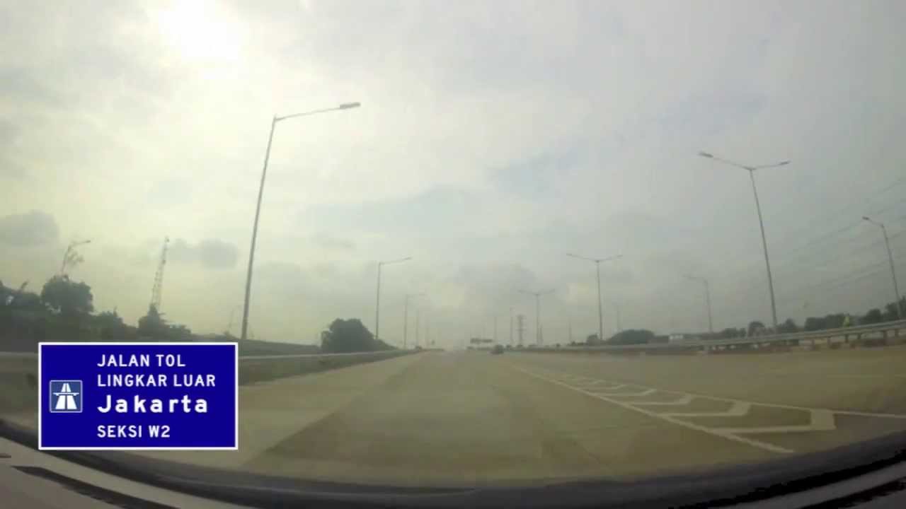 Jakarta Outer Ring Road (JORR) W2 Section Kembangan - Joglo - YouTube