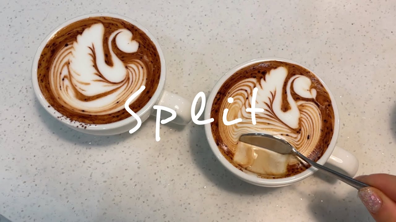 BARISTAJOY ☕️ How to split milk for two cups of coffee at a time - YouTube