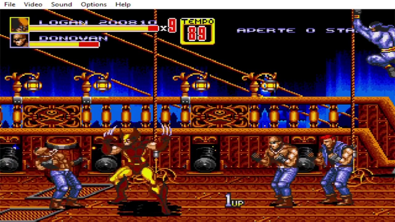 Streets Of Rage 2 - Wolverine (Arcade 1992 ver.) Mod Playthrough - YouTube