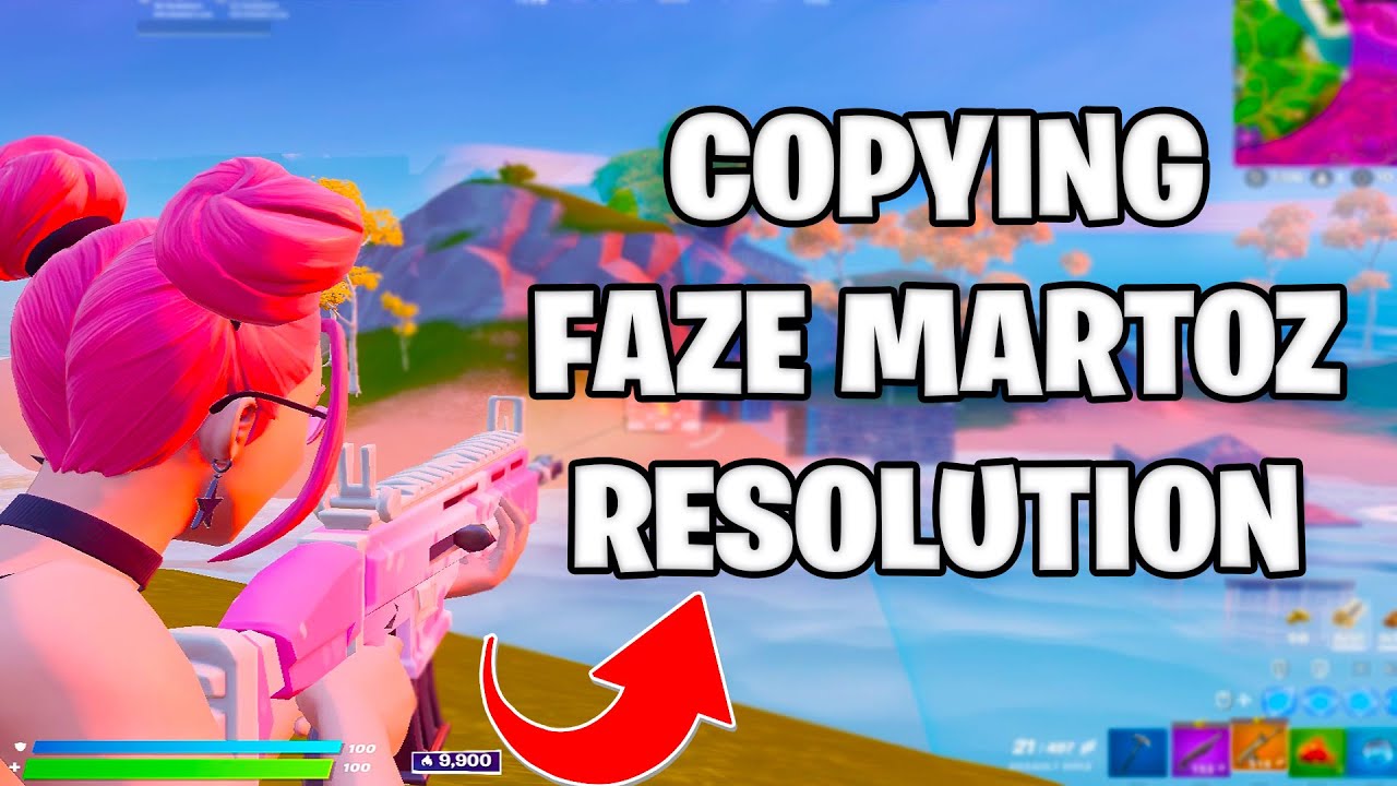FaZe Martoz NEW Stretched Resolution In Fortnite (How To Get It) - YouTube