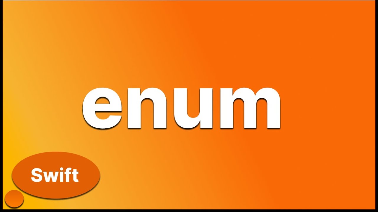 Enum in Swift iOS - YouTube