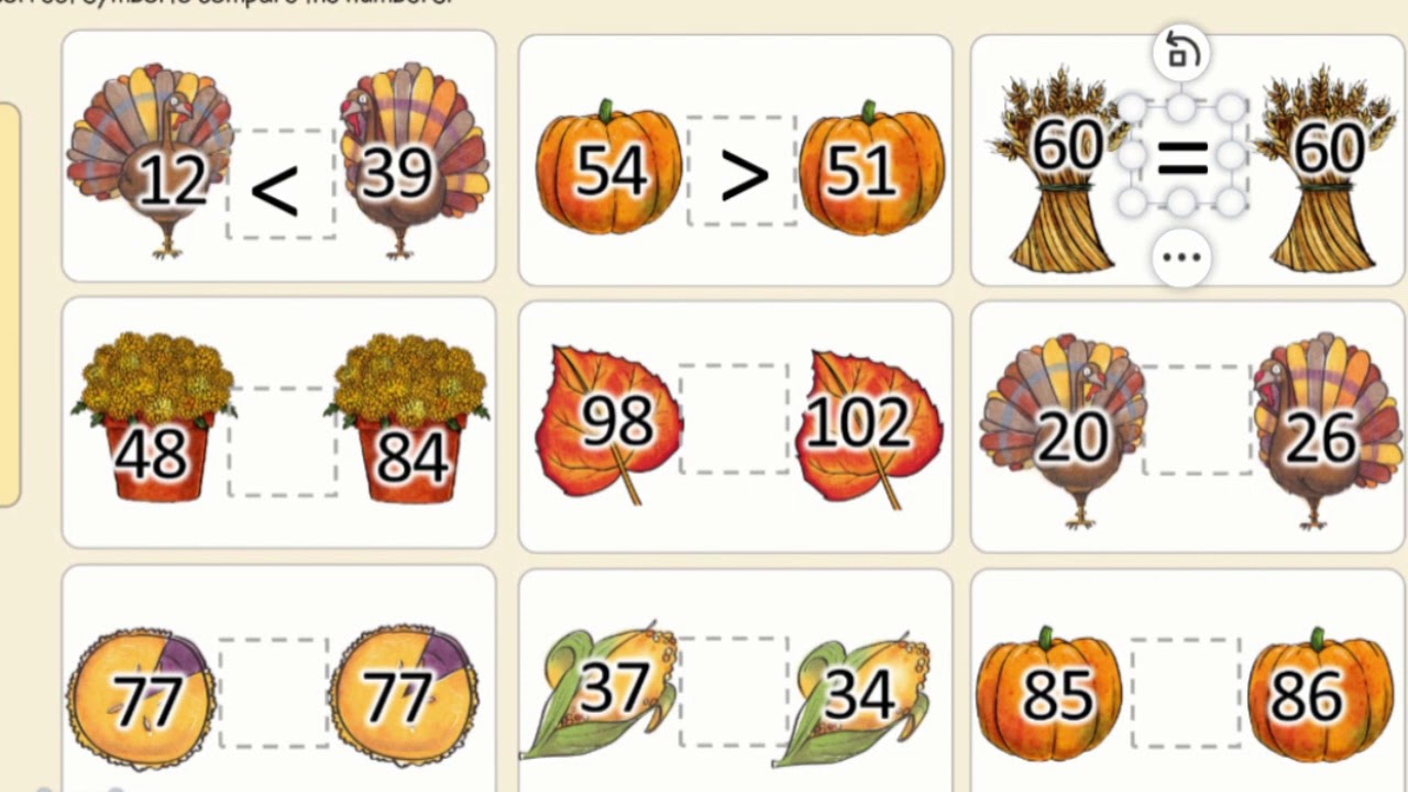 Digital Thanksgiving Activities for 1st Grade - YouTube