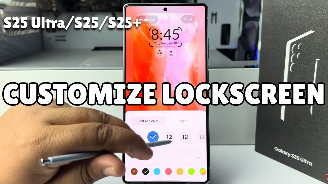 Lock Screen on Samsung Galaxy S25 Ultra: How to Customize & Change ...