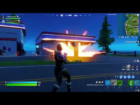 Fortnite Huntress Just Wants TO SEE gas stations burn ?!!
