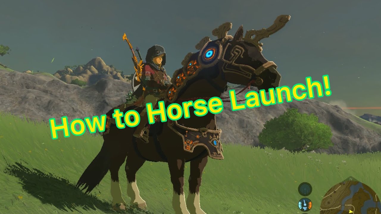 How to Horse Launch in Breath of the Wild! - YouTube