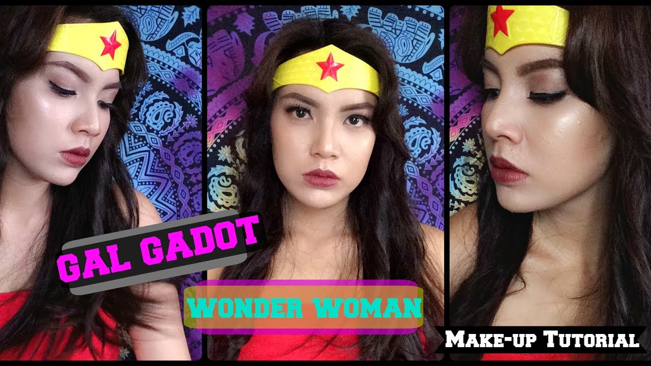 SUPER HERO: Make-up Tutorial for WONDER WOMAN "GAL GADOT" | STEPHANIE ...