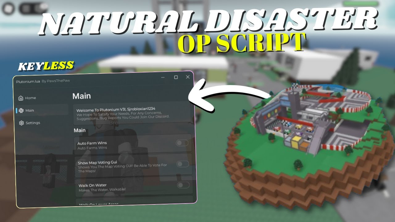 *NEW* Natural Disaster Survival Script | Pastebin 2025 - YouTube