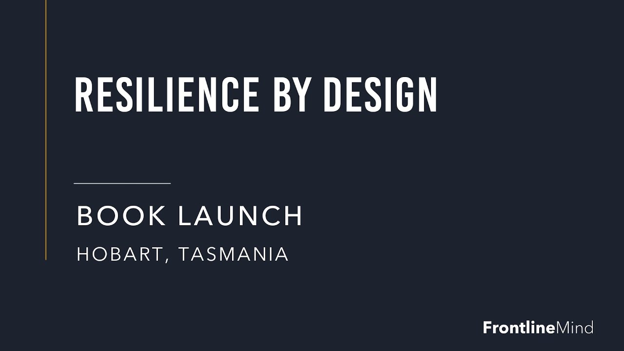 Resilience by Design Book Launch - YouTube
