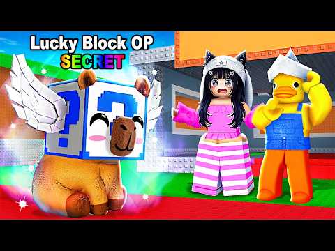 I Became a CAPYBARA in Roblox Be a Lucky Block!