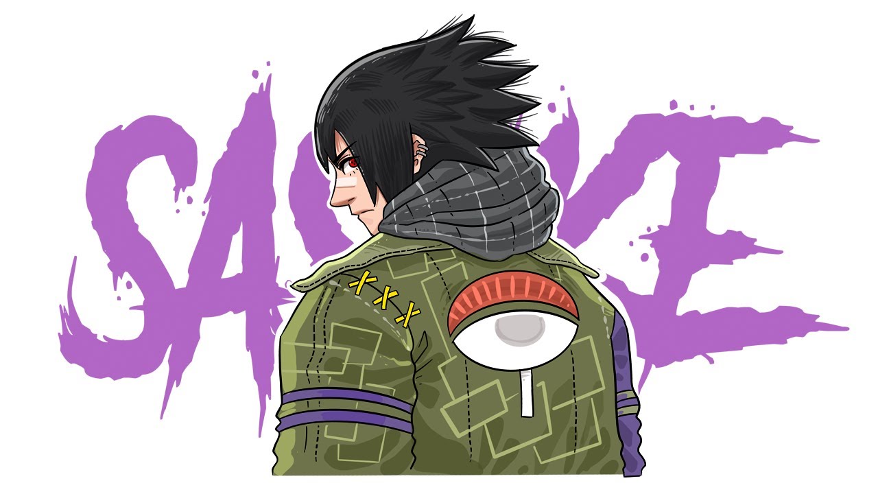 How to draw sasuke hypebeast - YouTube