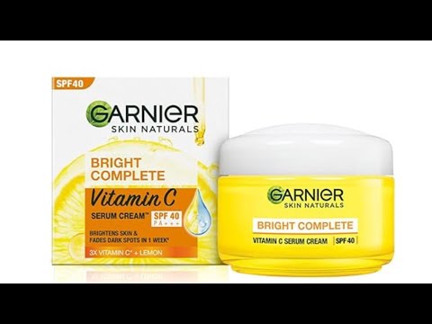 Garnier Skin Naturals Day Cream Brightening  Protects Skin from Sun Bright Complete Vitamin C Serum