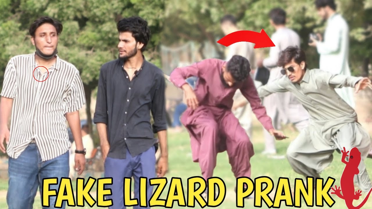 Fake Lizard Prank| @karachipranktv - YouTube