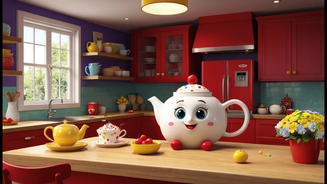 The Talking Teapot and the Singing Cupcake | Fun Nursery Rhyme for Kids ...