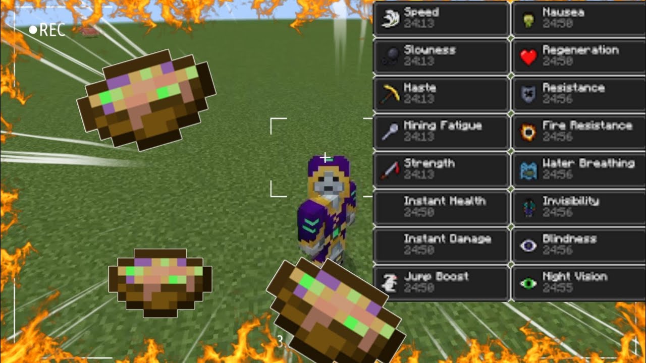 TOUS LES EFFETS DES SOUPES SUSPECT ! Sur Minecraft ! (tuto) - YouTube