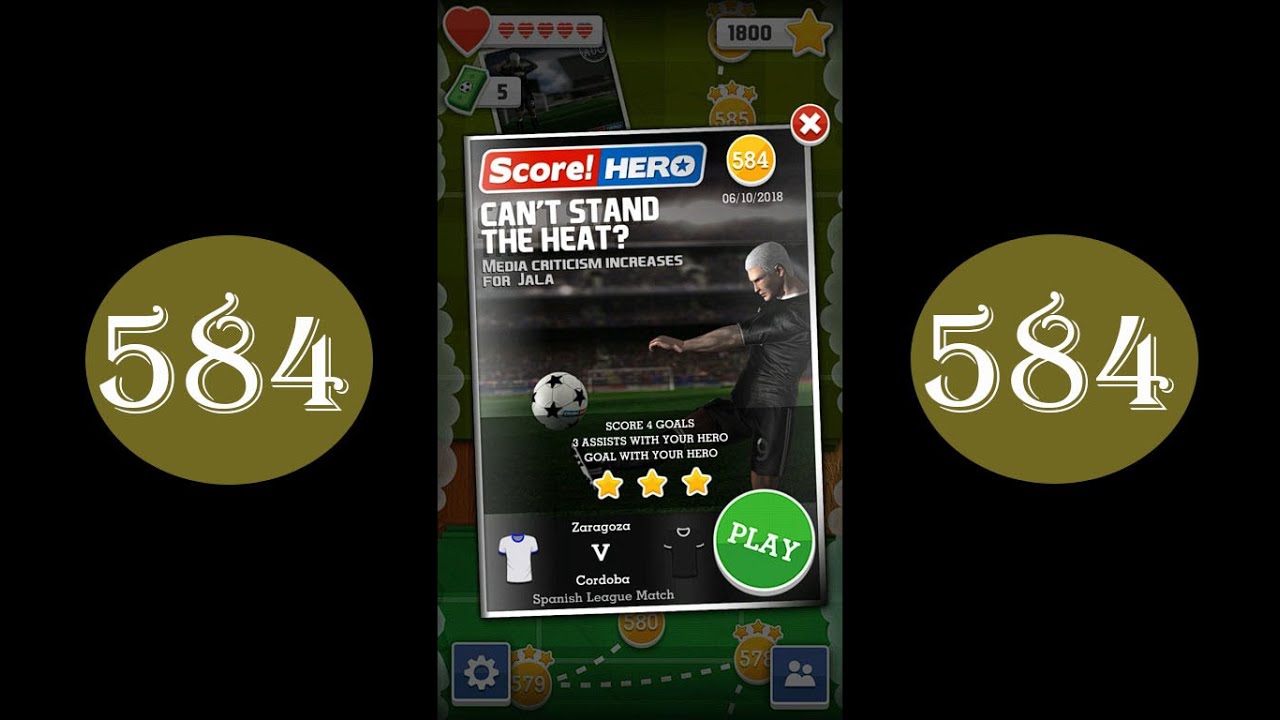 Score Hero - level 584 - 3 stars - YouTube