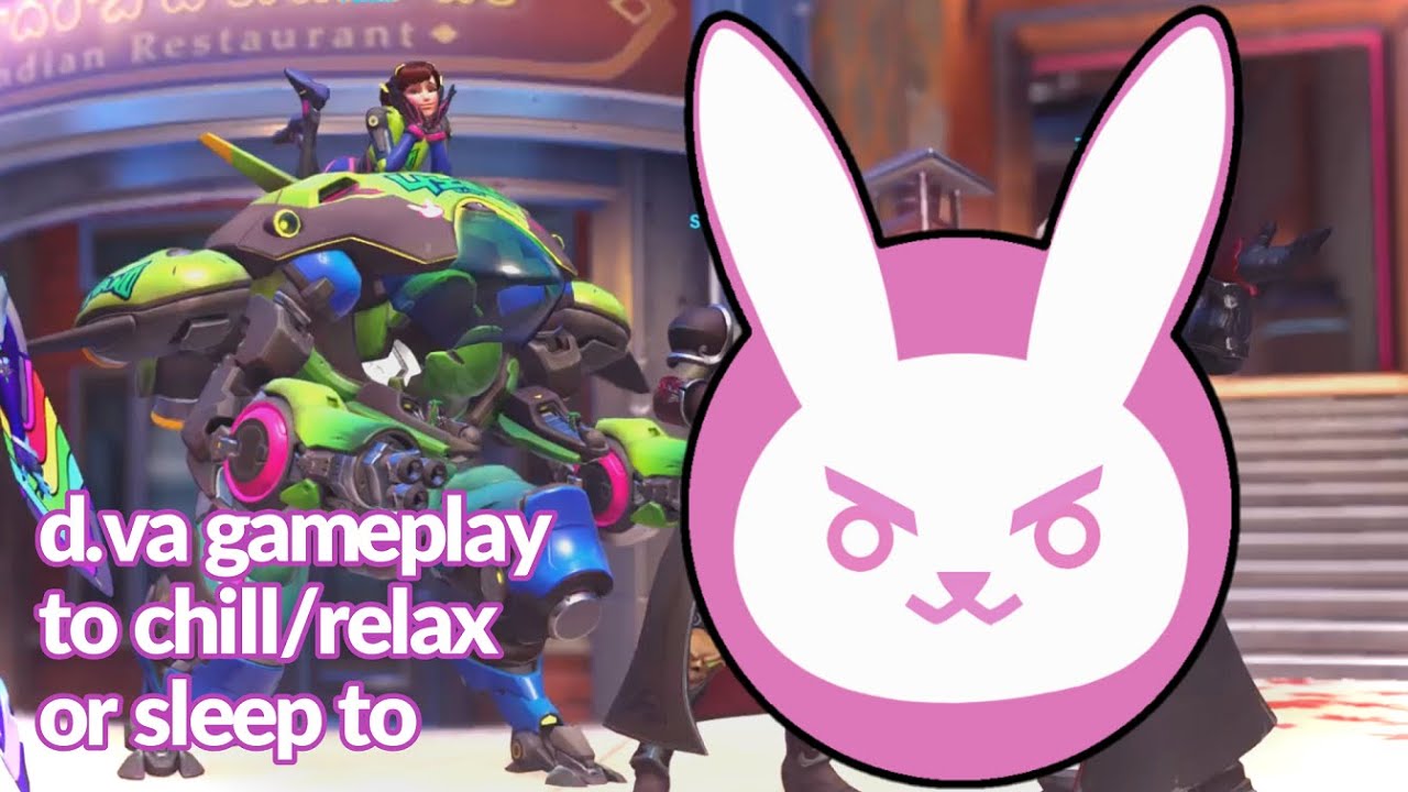 dva gameplay to chill/relax or sleep to - YouTube