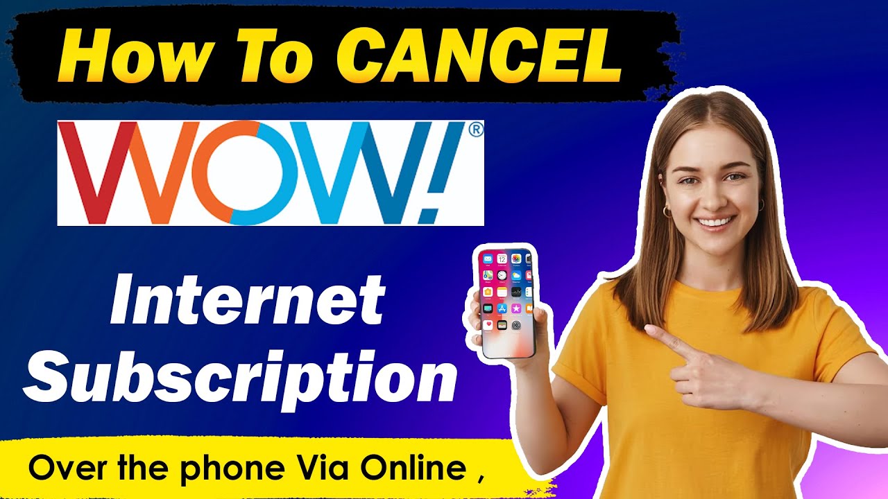 How To Cancel WOW Internet online - Updated Method - YouTube