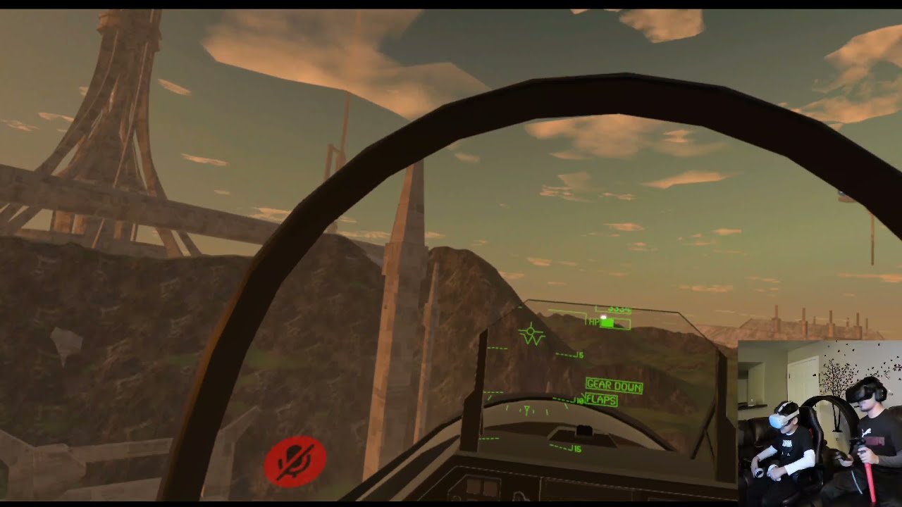 (VRChat) Test pilots EPIC AIR RAID RUN on main base with my son - YouTube