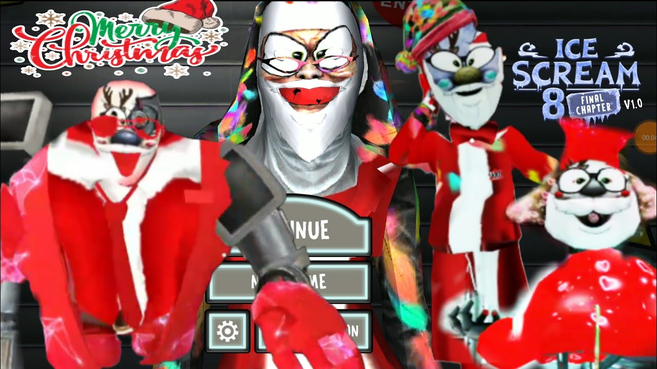 ice Scream 8 Christmas Mod Full Gameplay - YouTube
